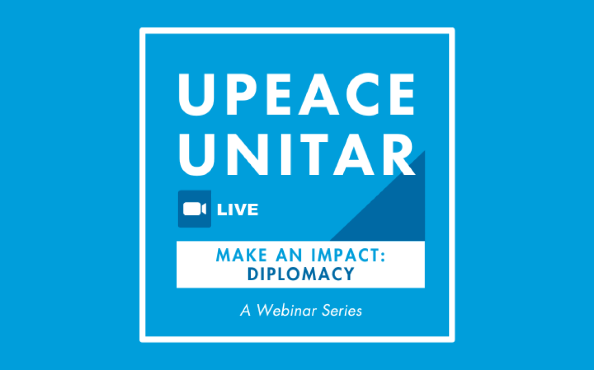 Make an Impact: A Webinar Series | UNITAR